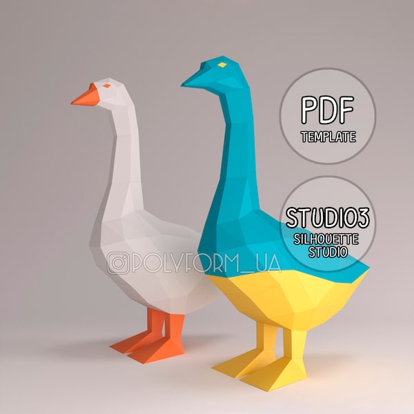 Goose Papercraft - Etsy