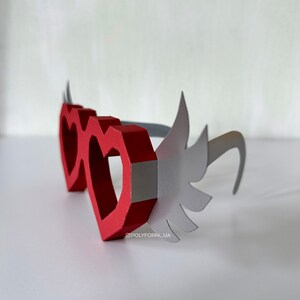 Glasses 3 DIY Heart Summer Sunglasses Mask Low Poly Papercraft PDF ...