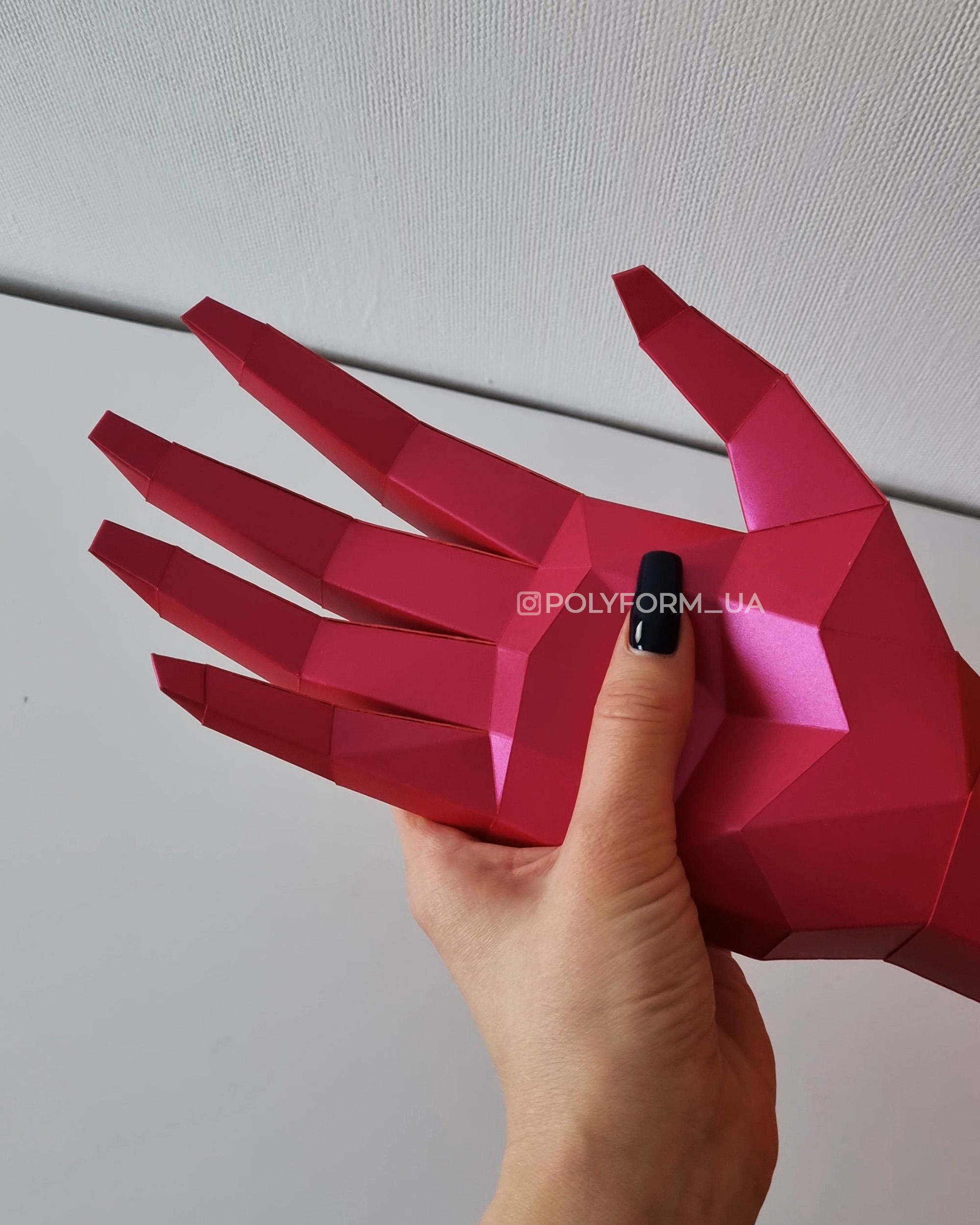 Hand Low Poly Witch Hand Halloween Papercraft PDF Template - Etsy