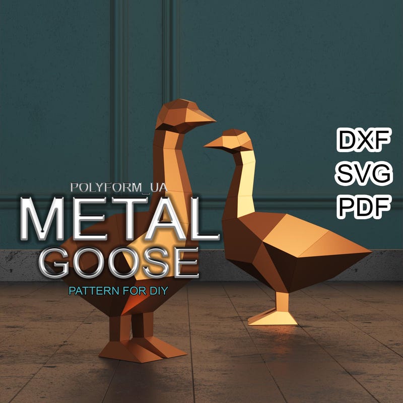 Metal Sculpture Geese - Etsy