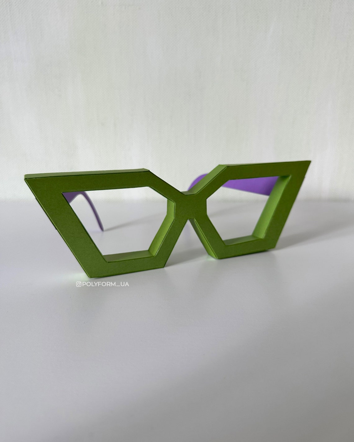 Glasses 1 DIY Sunglasses Mask Low Poly Papercraft PDF Template ...
