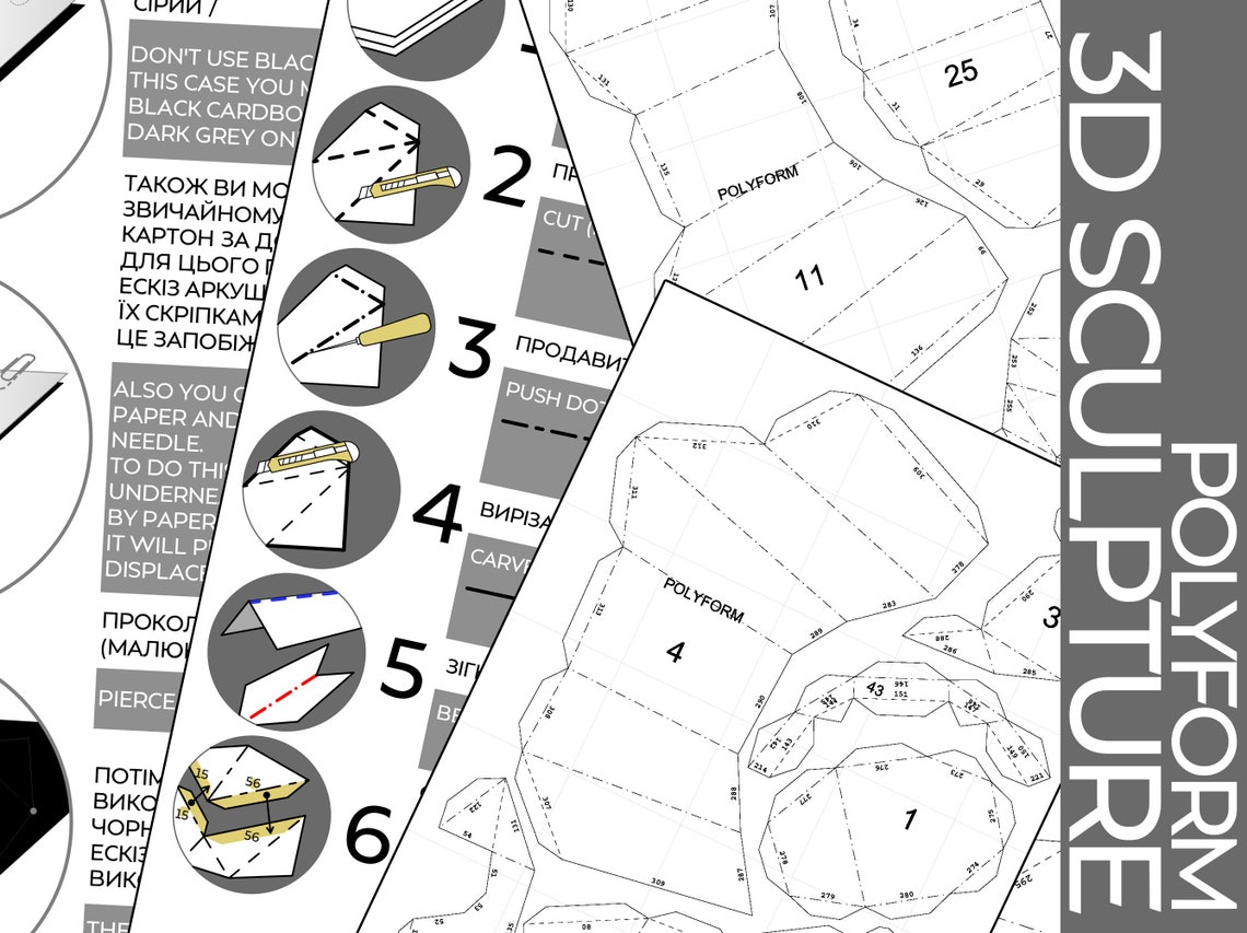 Bear With a Snowball Low Poly Christmas Svg Papercraft PDF - Etsy