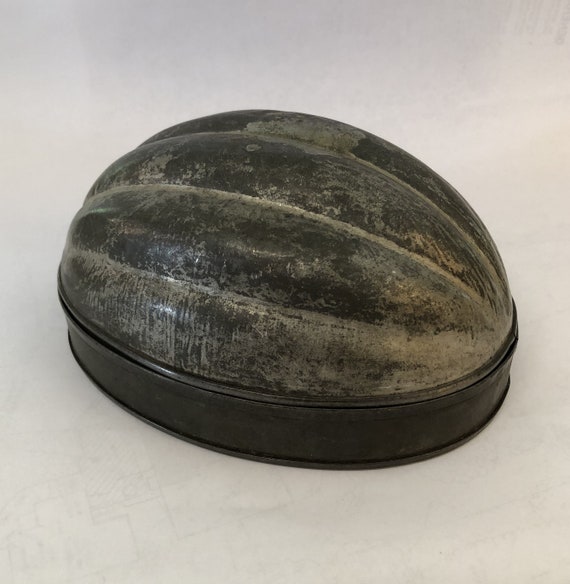 Melon Shaped Tin Aspic Mold. Vintage Early 1900's. | Etsy