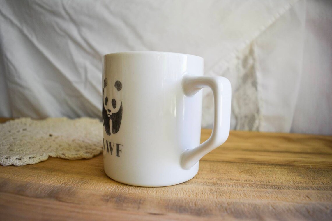 Vintage WWF Panda Coffee Mug WWF World Wildlife Fund - Etsy UK