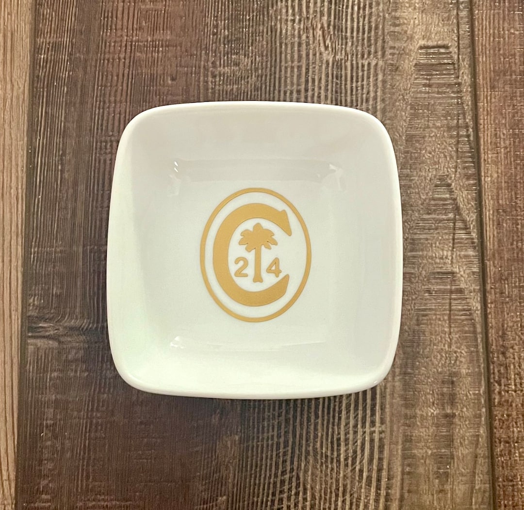 Clemson Ring Dish - Jewelry Dish - Trinket Holder - Change Holder - Etsy