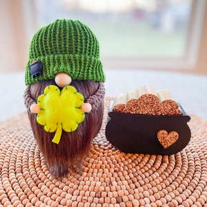 St. Patricks Day Gnome, Shamrock Gnome, St Paddy's Day Gnome, St Paddy ...