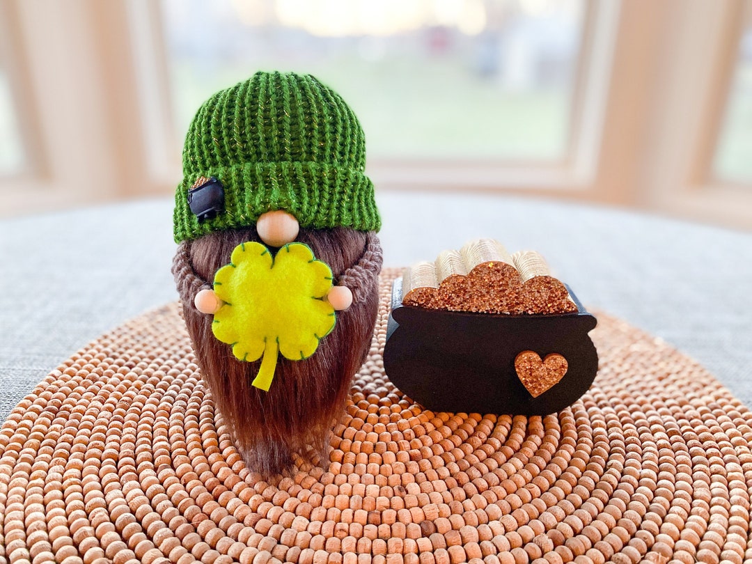 St. Patricks Day Gnome, Shamrock Gnome, St Paddy's Day Gnome, St Paddy ...