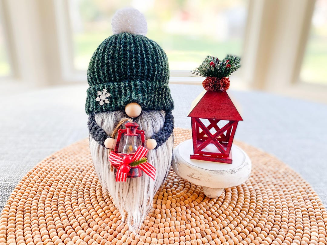 Christmas Lantern Gnome, Merry Christmas Gnome, Winter Gnome, Gnome ...
