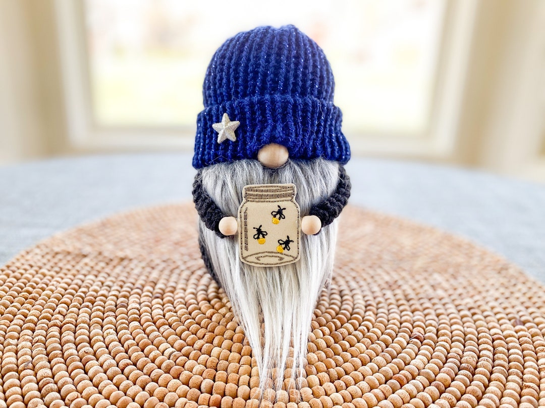 Firefly Gnome, Glow in the Dark, Camping Gnome, Summer Gnome, Lightning ...