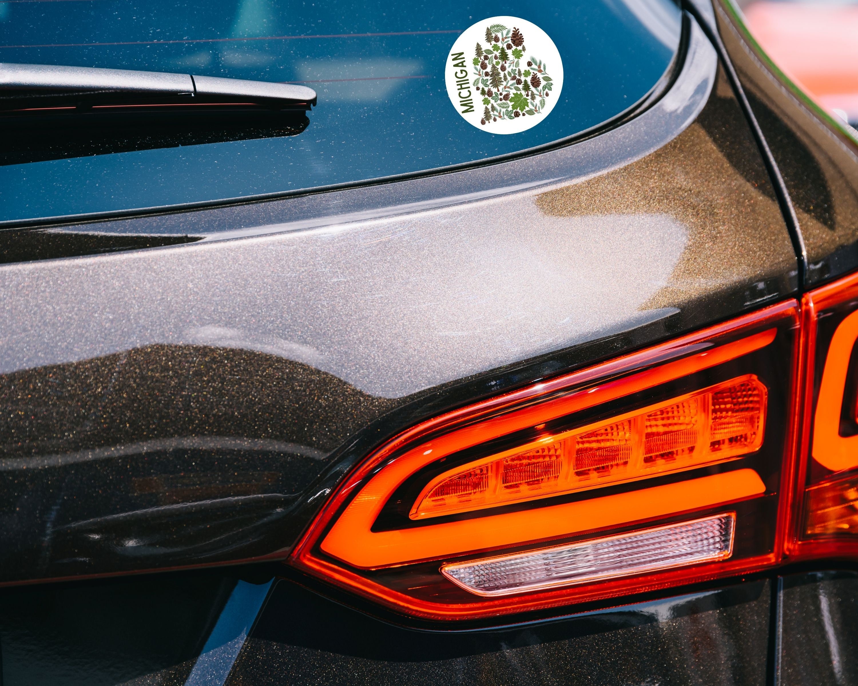 Michigan Forest Sticker Michigan Sticker for Car Michigan - Etsy
