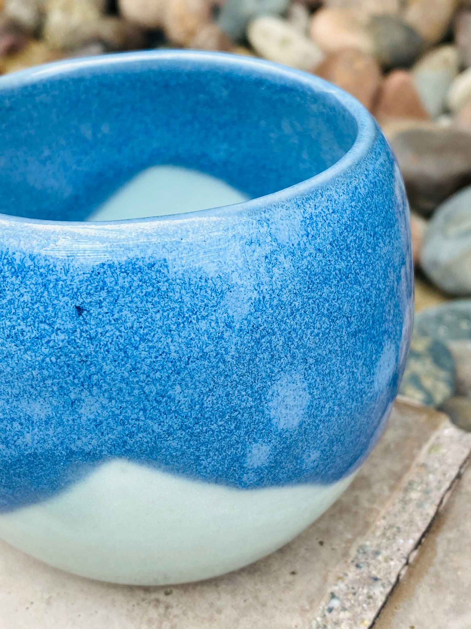 Blue Water Cup - Etsy