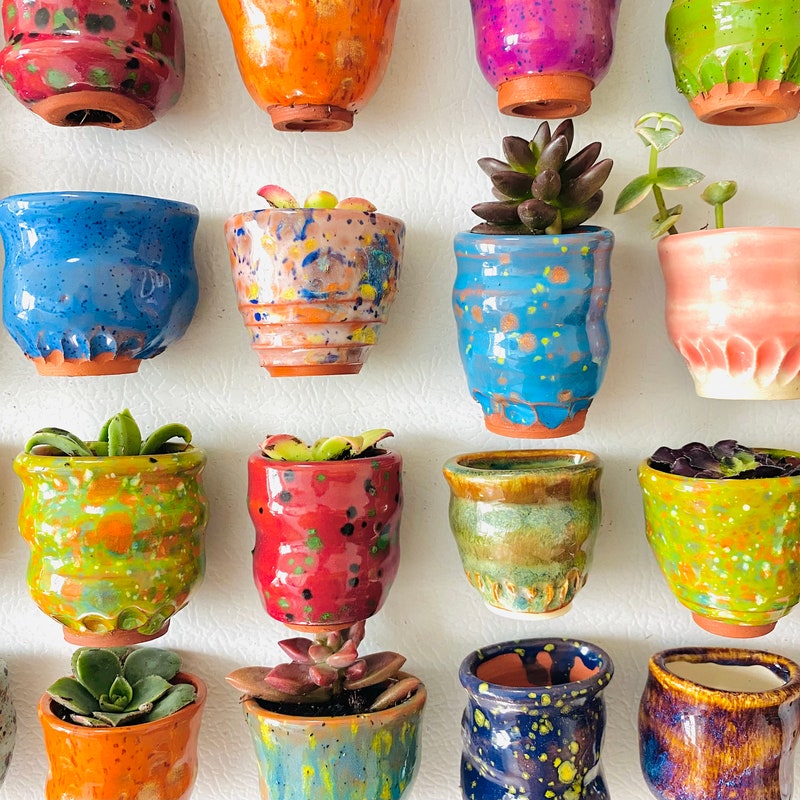 Miniature Ceramic Plant Pot - Etsy