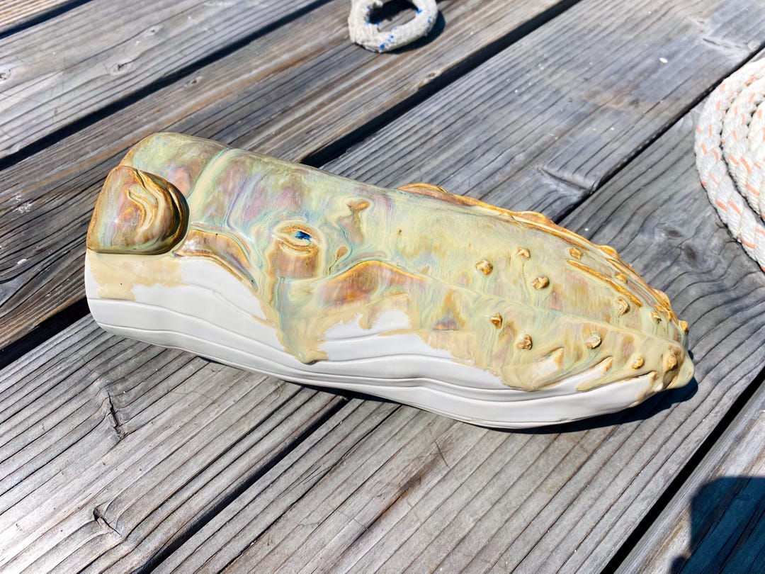 Handmade Ceramic Whale Rhyton - Pottery Sculpture of Humpback Whale ...