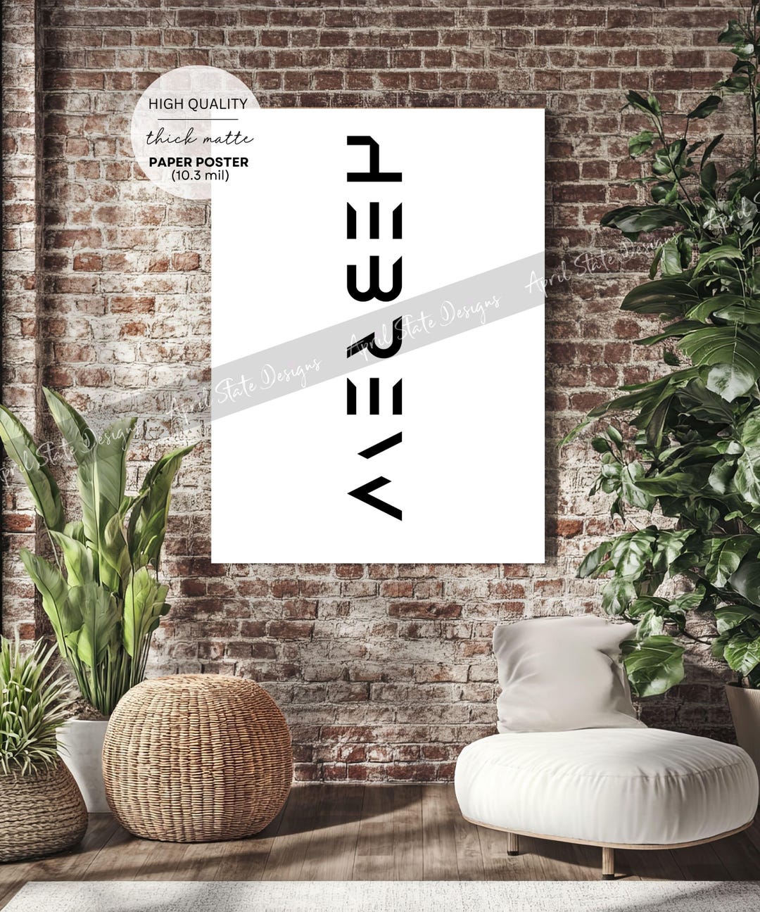 Hebrew Typography Matte Poster - African-american Israelite Lion of ...