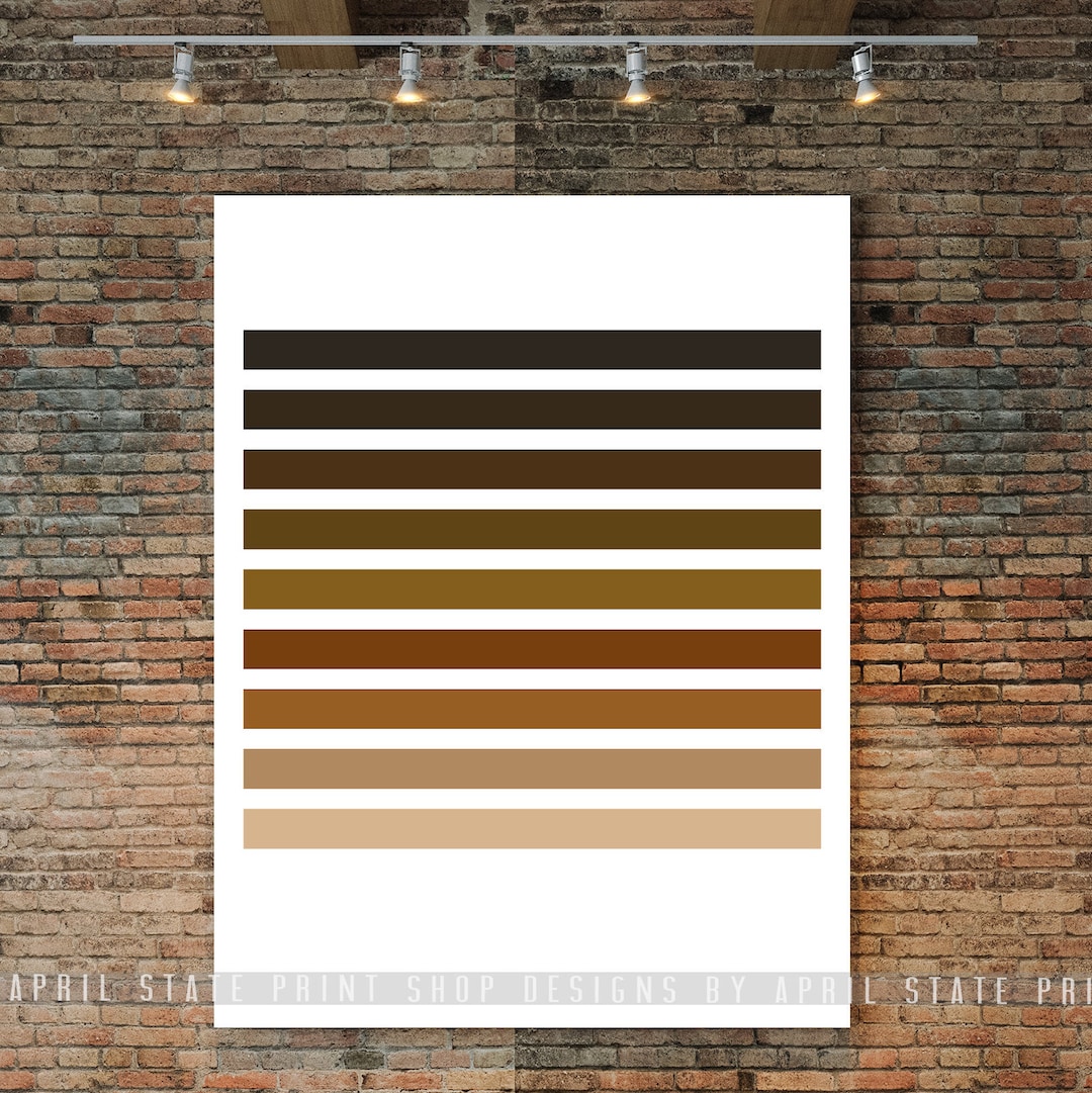 Melanin Shades Poster, People of Color, Shades of Black, African ...