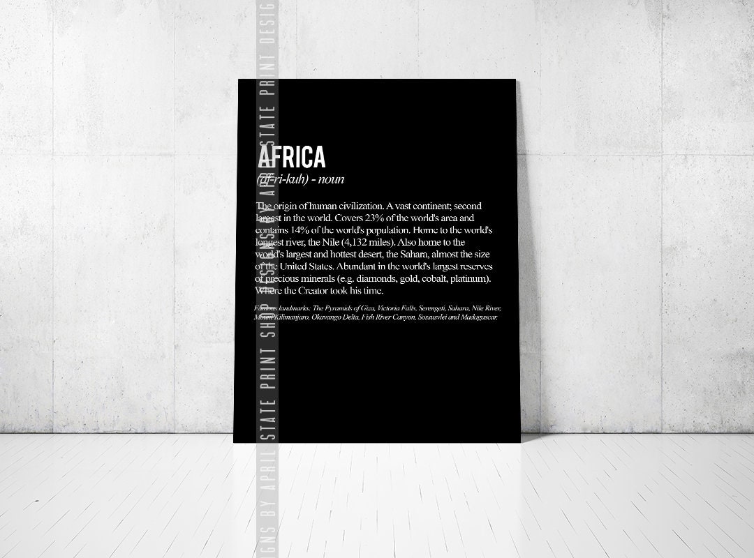 Africa Poster African Art African American Art African | Etsy
