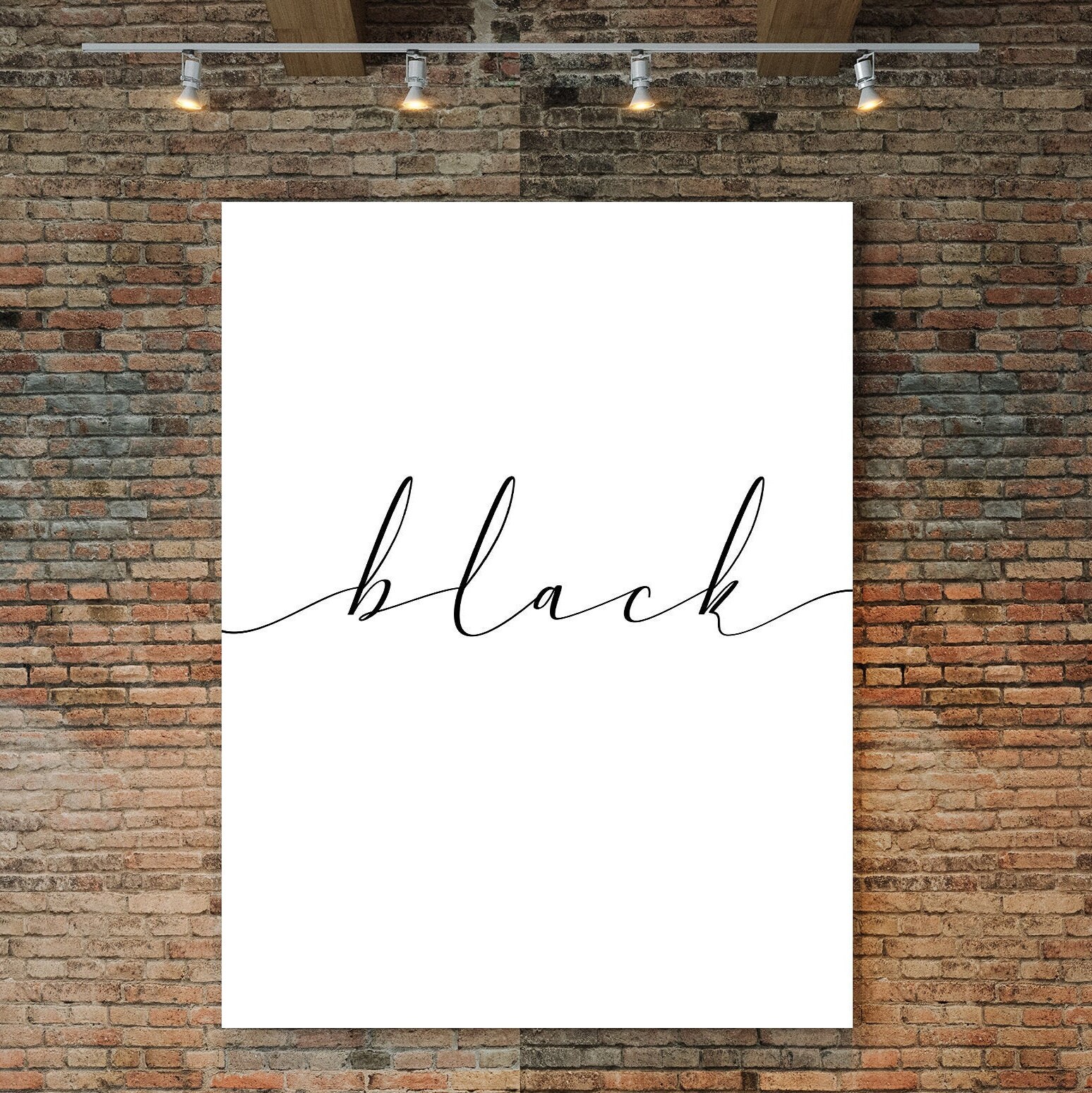 Black Love Poster African American Art Cursive Art - Etsy