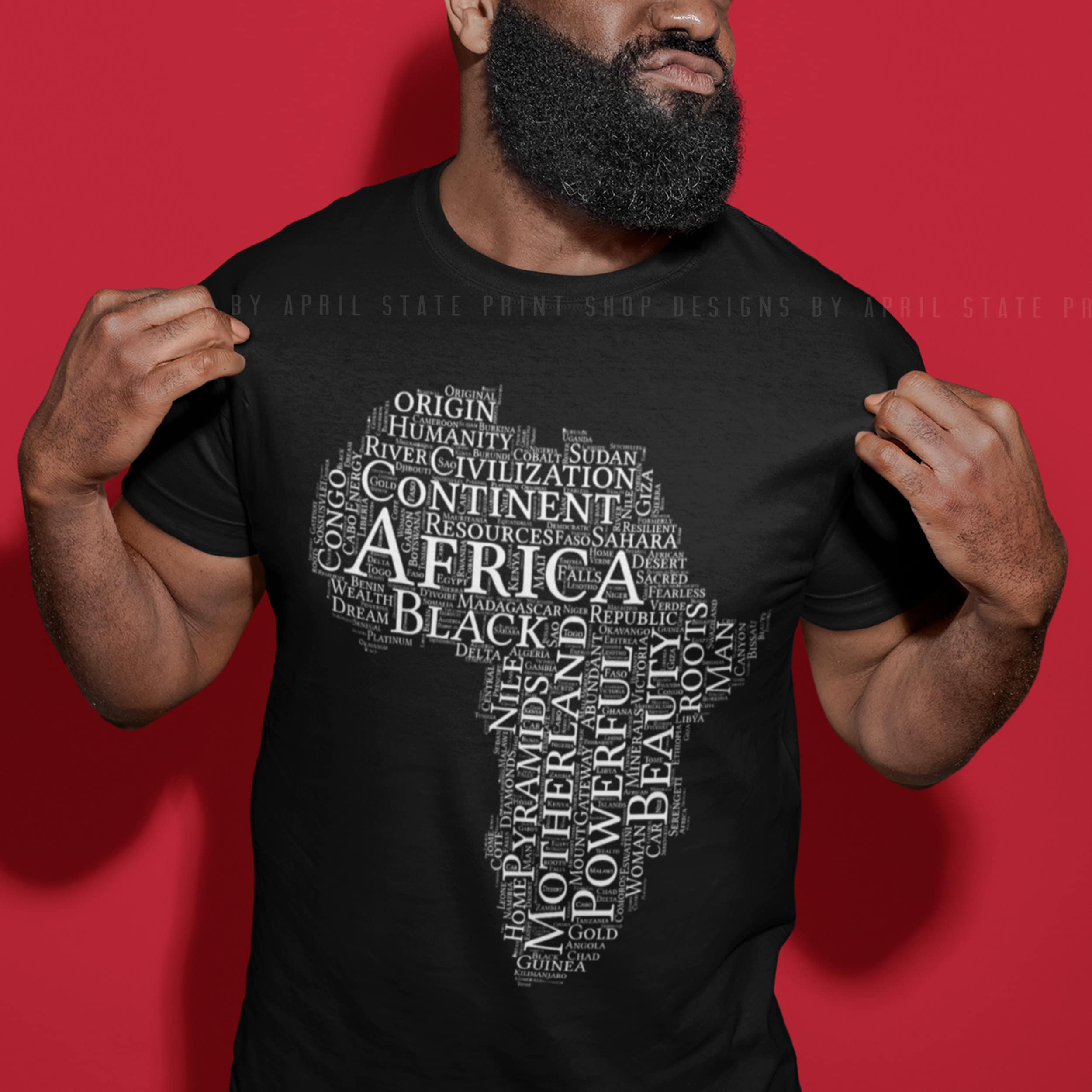 Africa Map Classic T-Shirt Black Culture African American Tee | Etsy