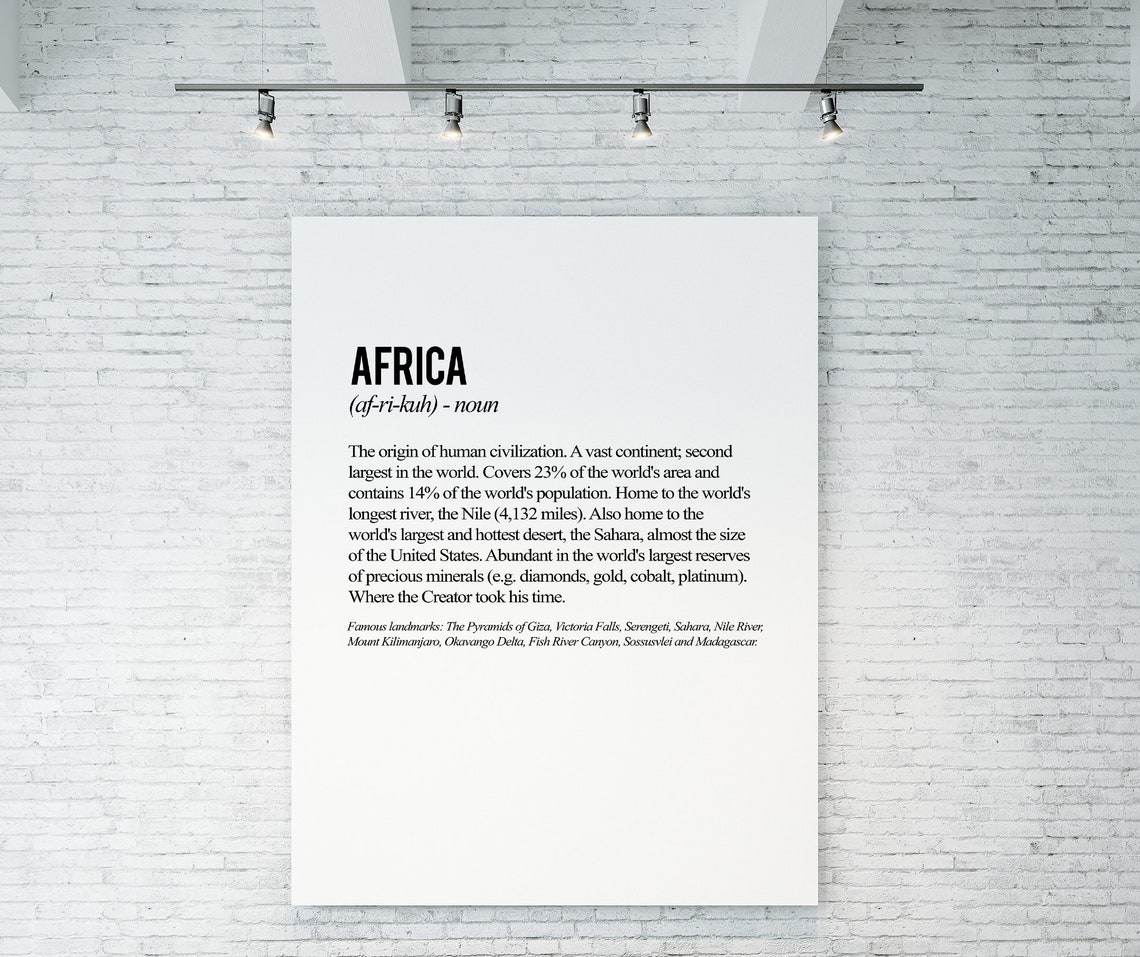 Africa Poster African Art African American Art African - Etsy