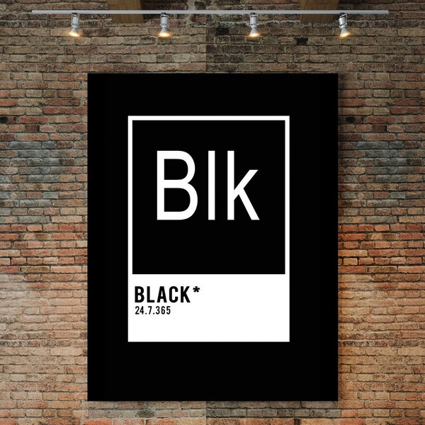 Black Print - Etsy