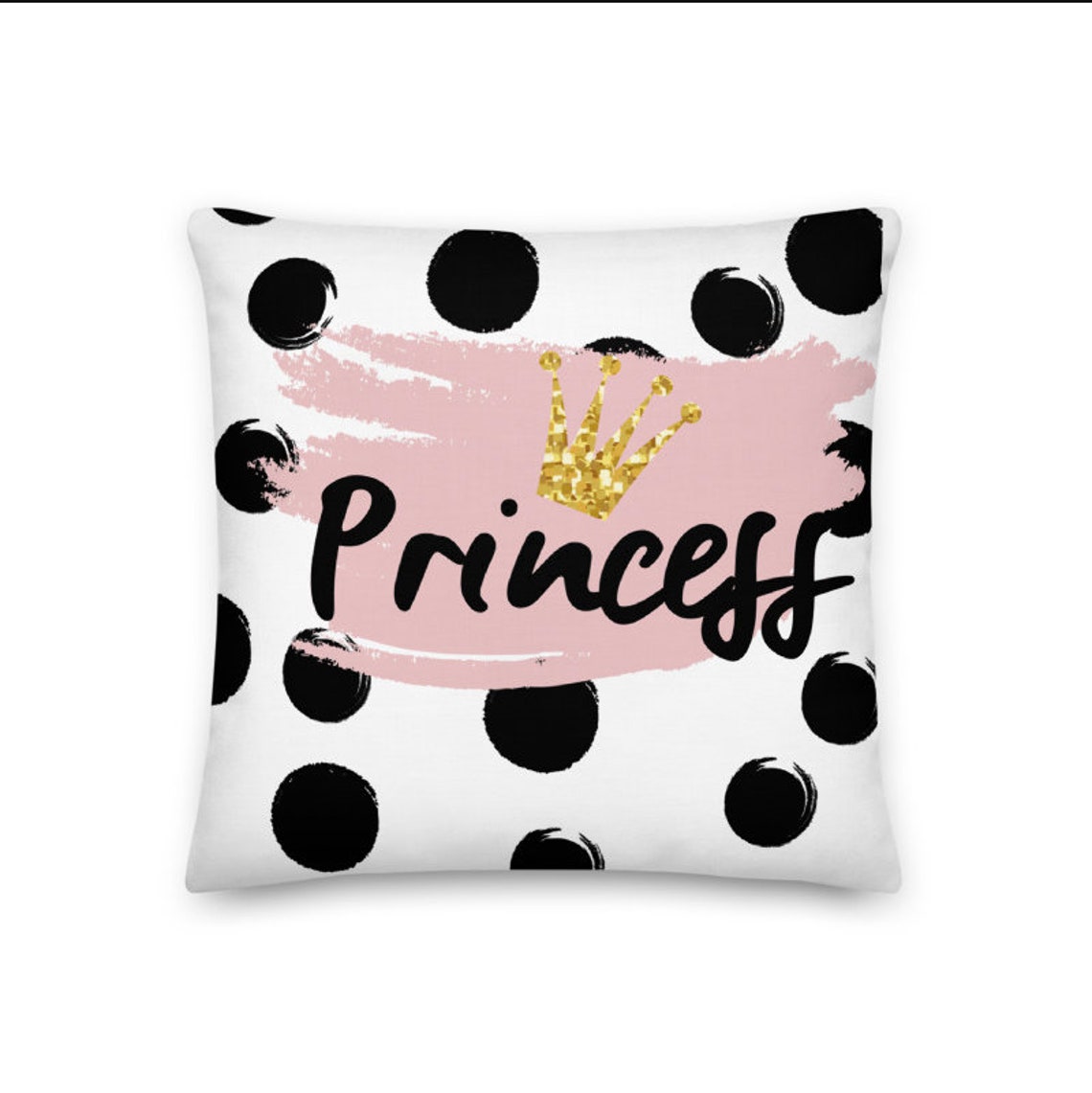 Princess throw Pillow Girl Decor Throw Pillow | Etsy