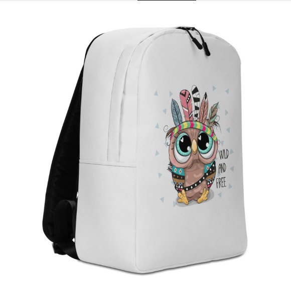Owl Minimalist Backpack - Etsy