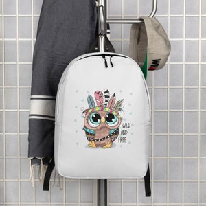 Owl Minimalist Backpack - Etsy