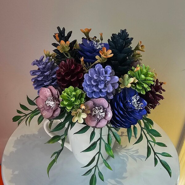 Pine Cone Flower Arrangements - Etsy