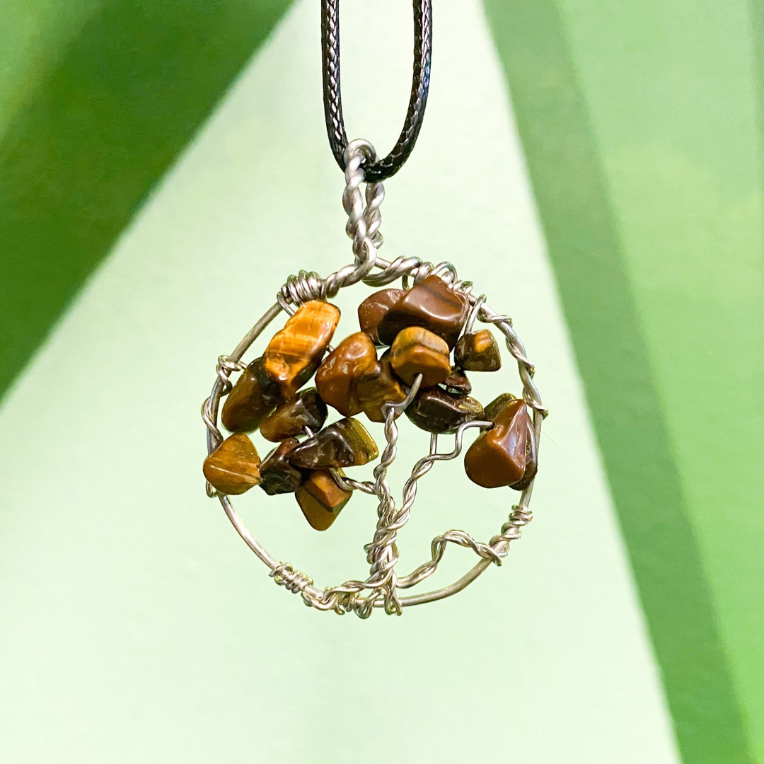 Tiger's Eye Tree of Life - Etsy
