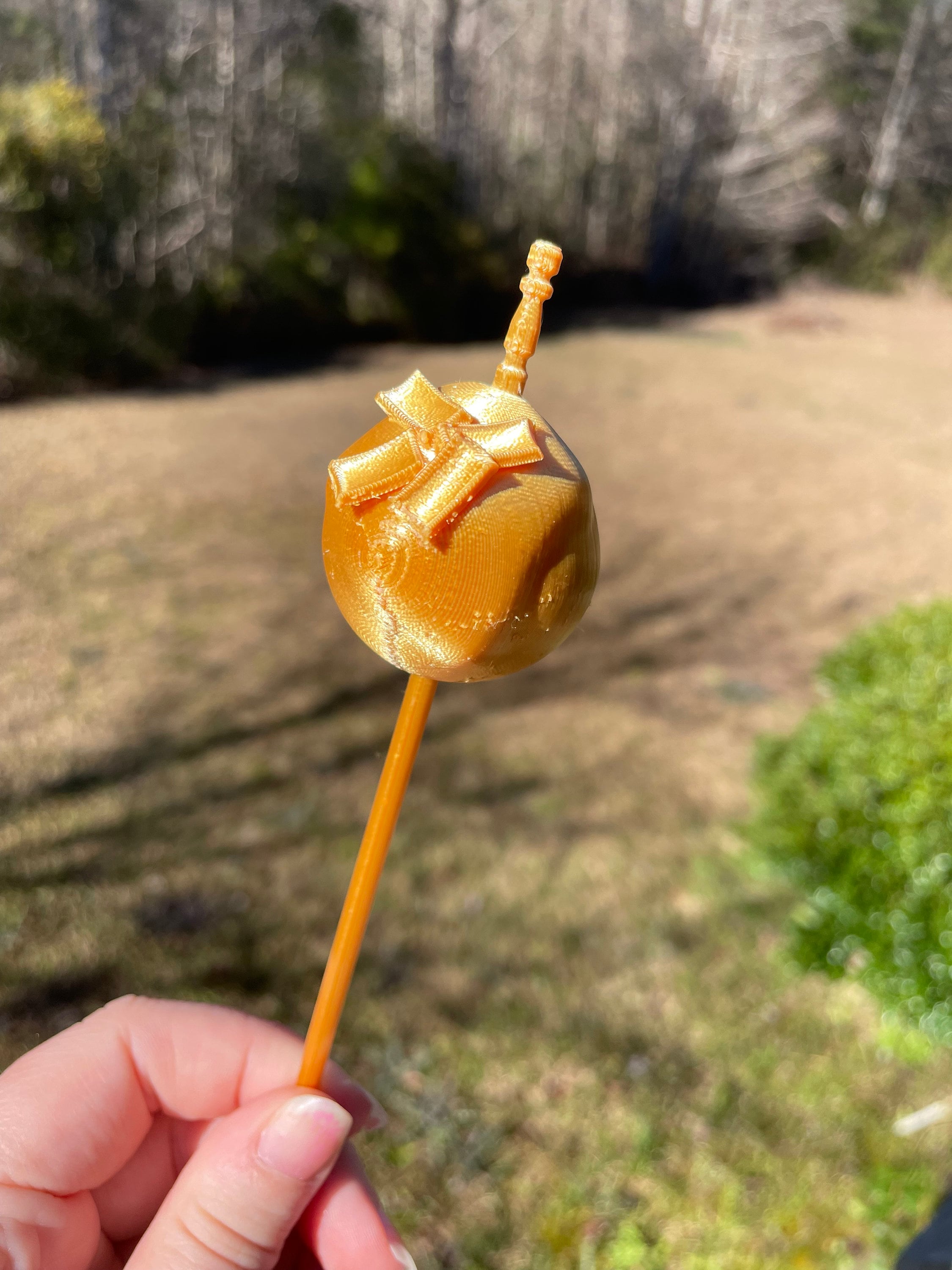 Splatoon Inspired Golden Toothpick - Etsy