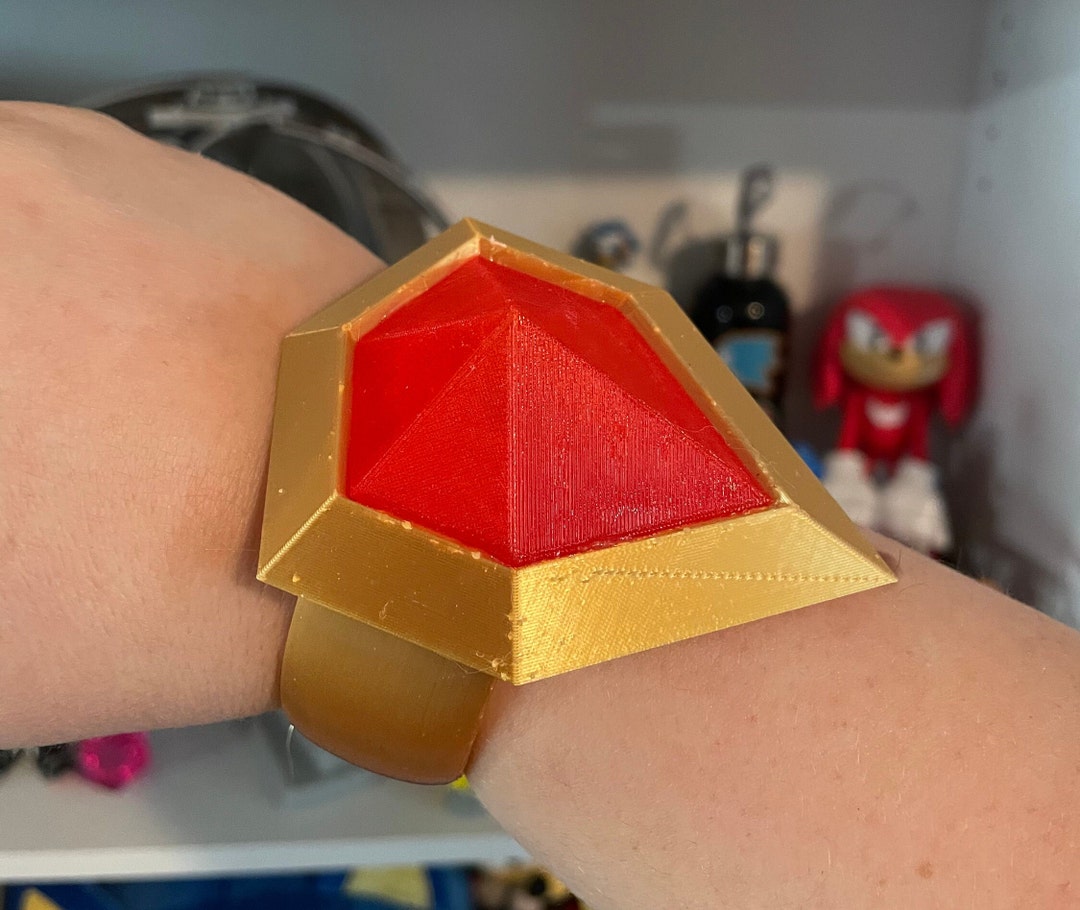 Sonic the Hedgehog Flame Ring Inspired Bracelet - Etsy