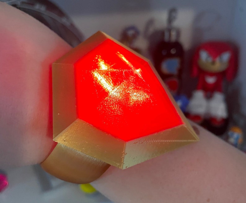 Sonic the Hedgehog Flame Ring Inspired Bracelet - Etsy