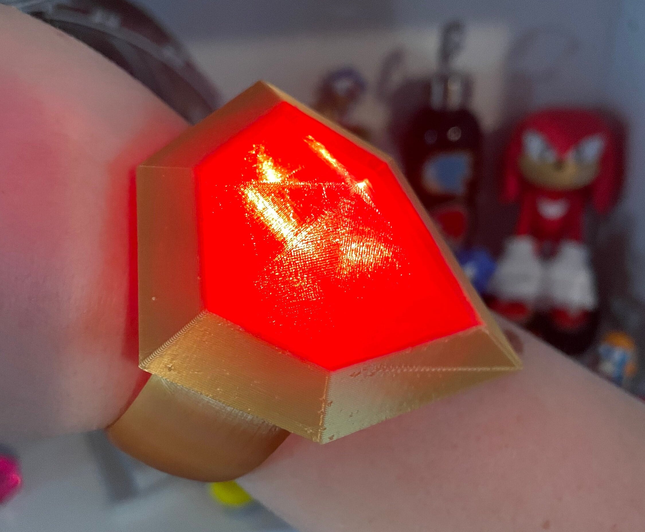 Sonic the Hedgehog Flame Ring Inspired Bracelet - Etsy