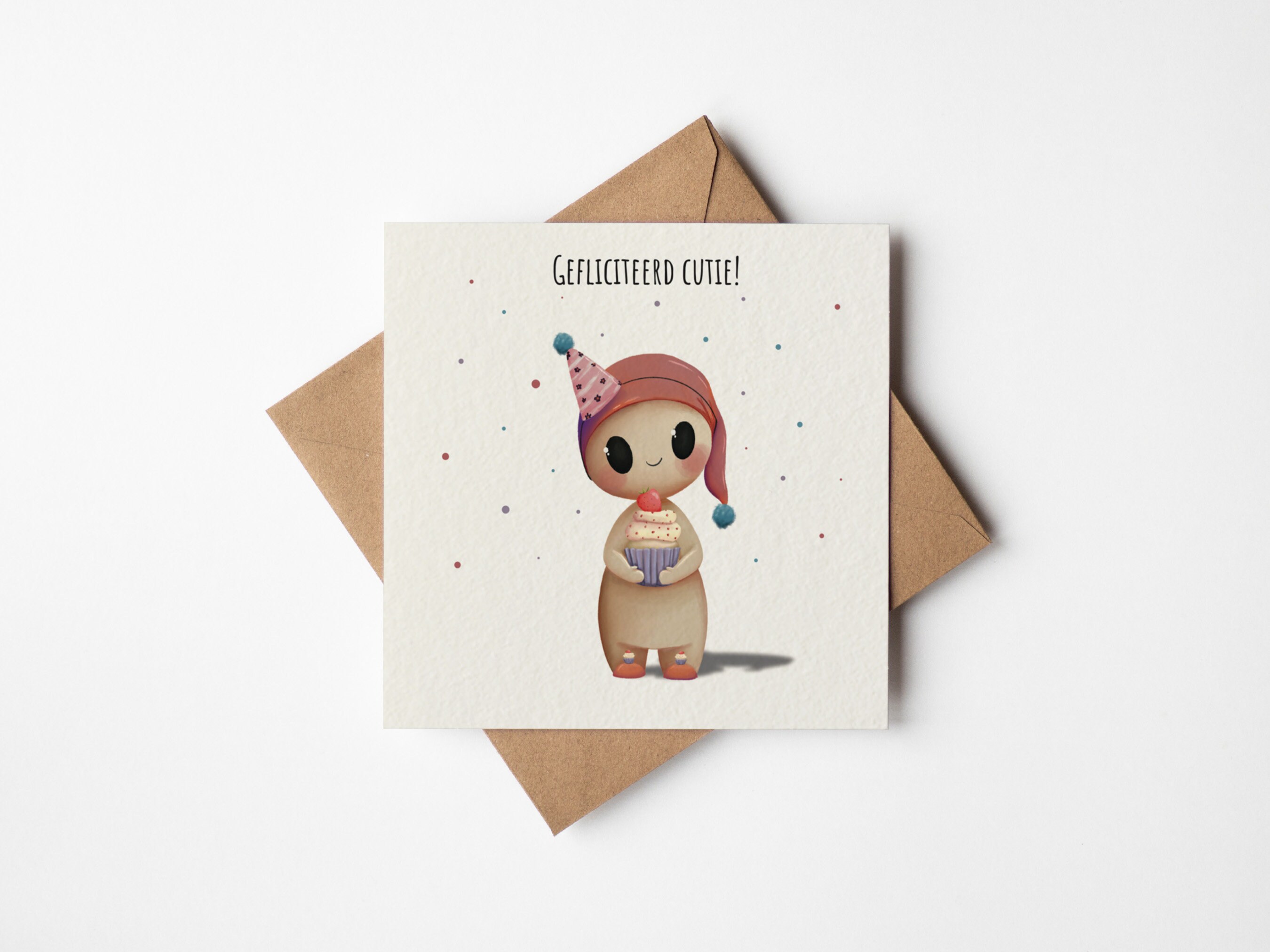 Gefeliciteerd Cutie Birthday Card Happy Birthday Funny - Etsy