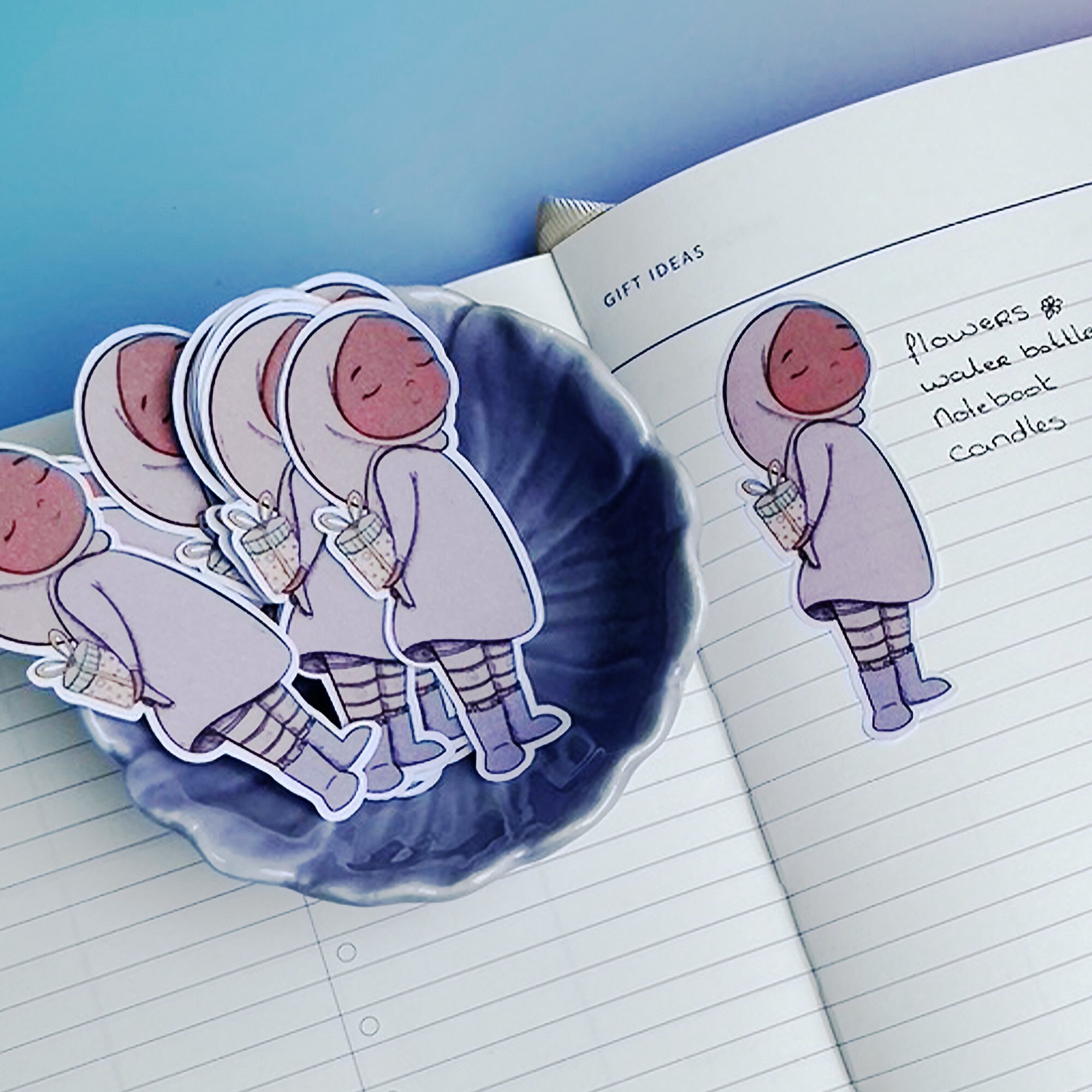 Hijabi Stickers - Cute Hijab - Glitter Sticker - Agenda Sticker ...