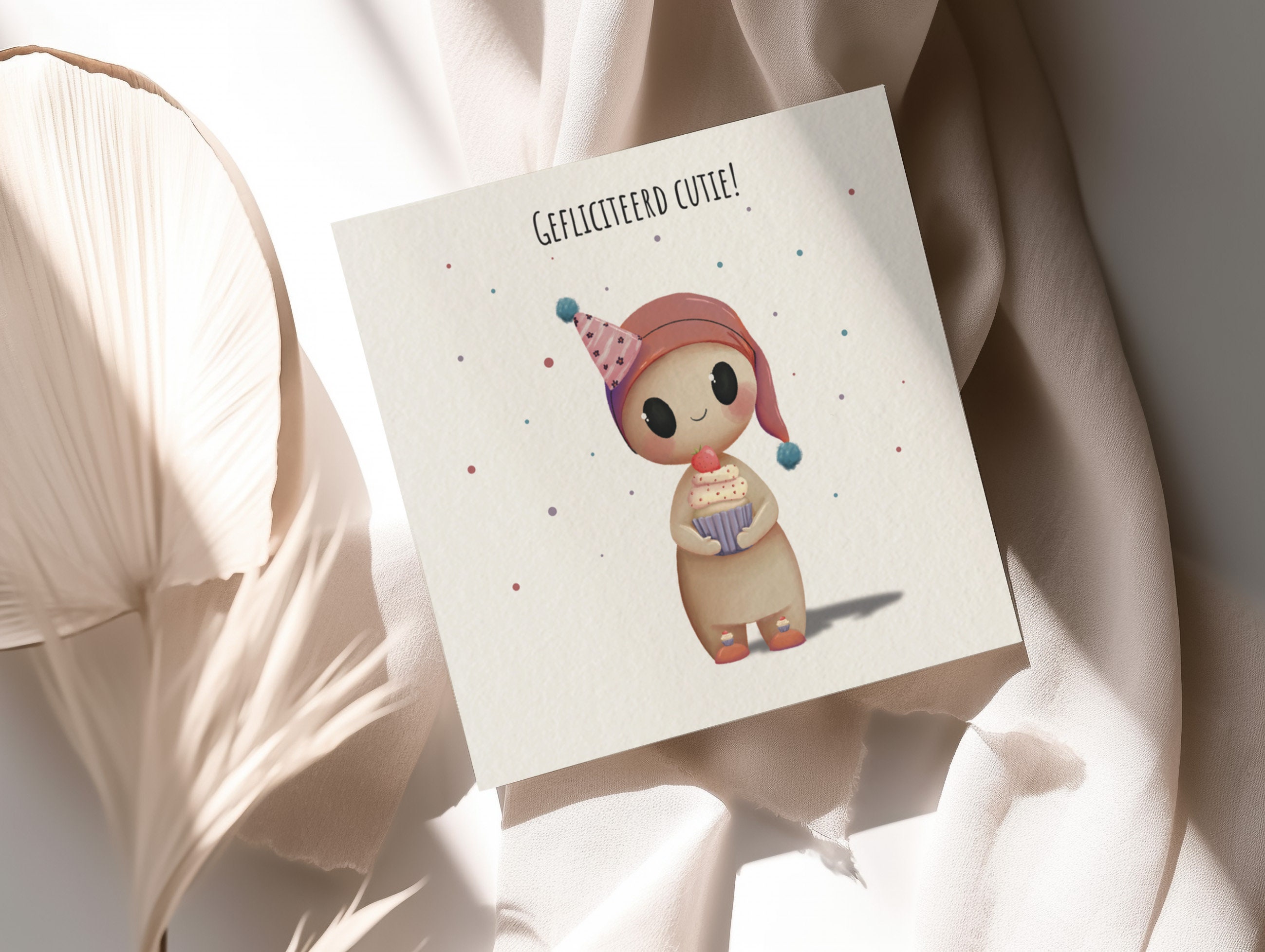 Gefeliciteerd Cutie Birthday Card Happy Birthday Funny - Etsy