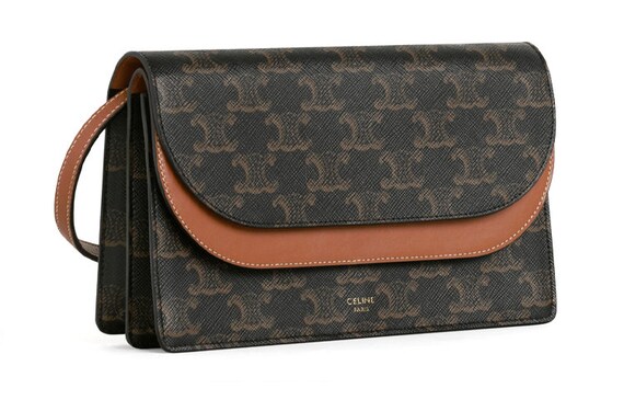 CELINE Triomphe Arc de Triomphe classic old flower pr… - Gem