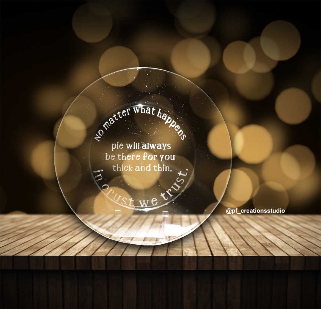 Etched Commemorative Dinner Plate - Quotes|sayings|jokes|memories - Etsy