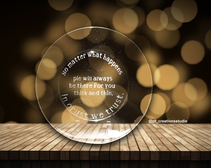 Etched Commemorative Dinner Plate - Quotes|sayings|jokes|memories - Etsy