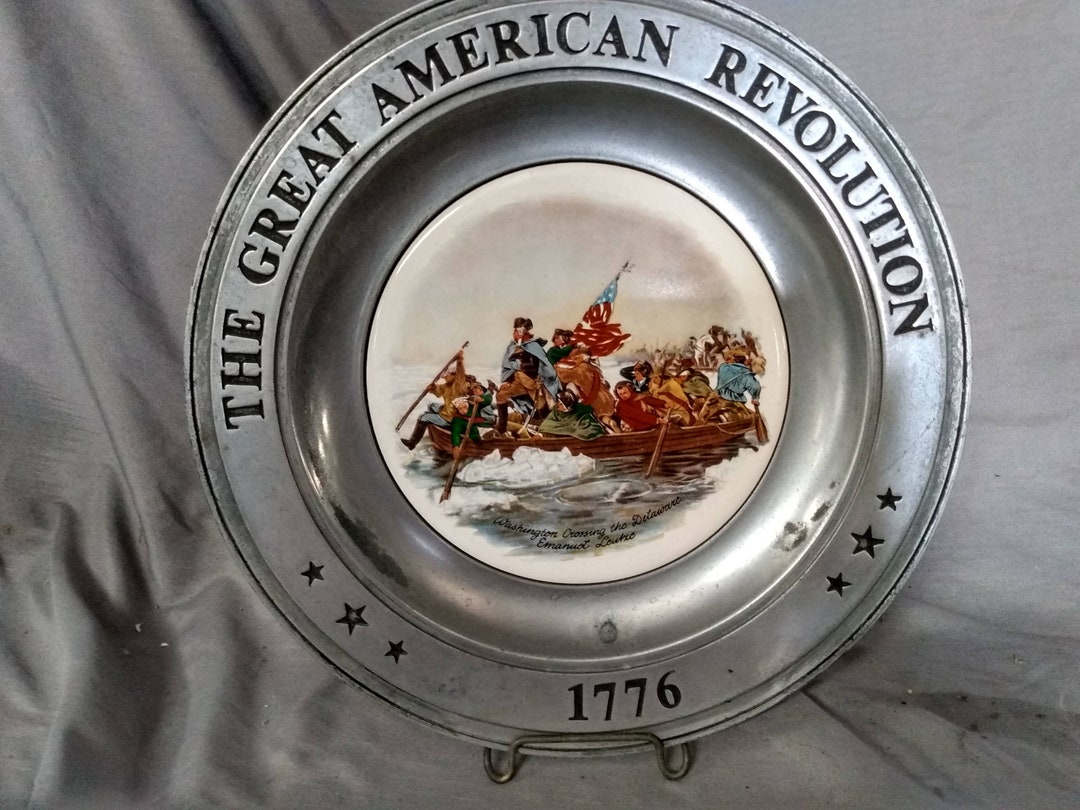 Vintage America Bicentennial Washington Crossing the Delaware the Great ...