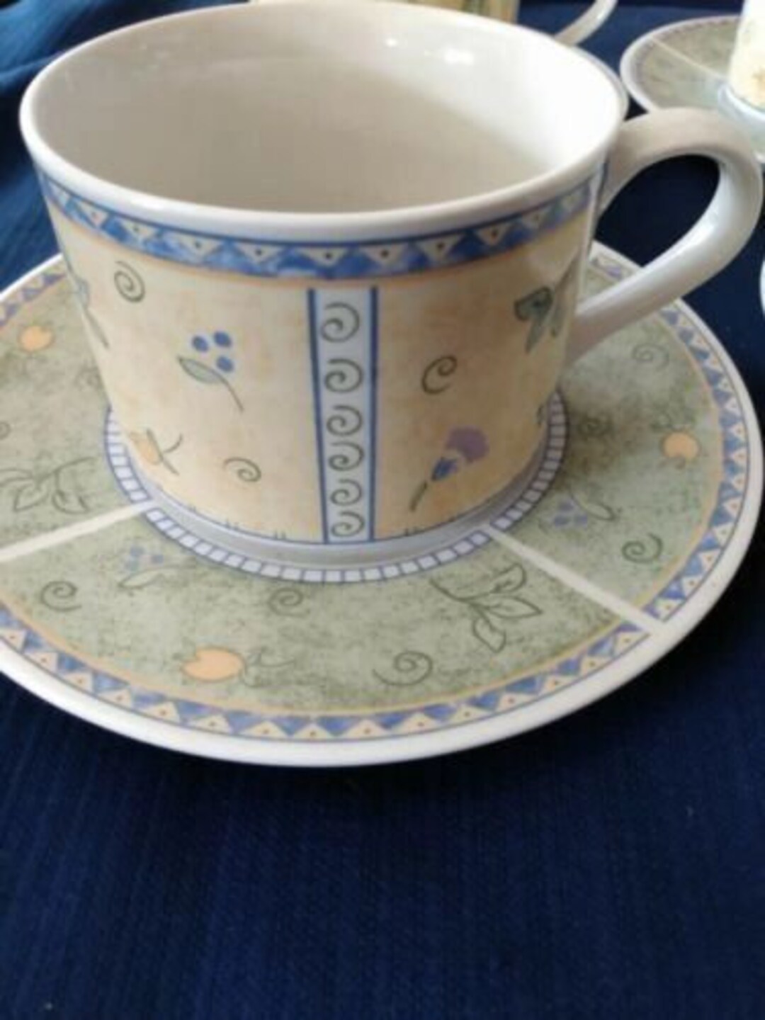 Sango Papillon 8838 Coffee Tea Cups Set of 6 EUC 8oz - Etsy