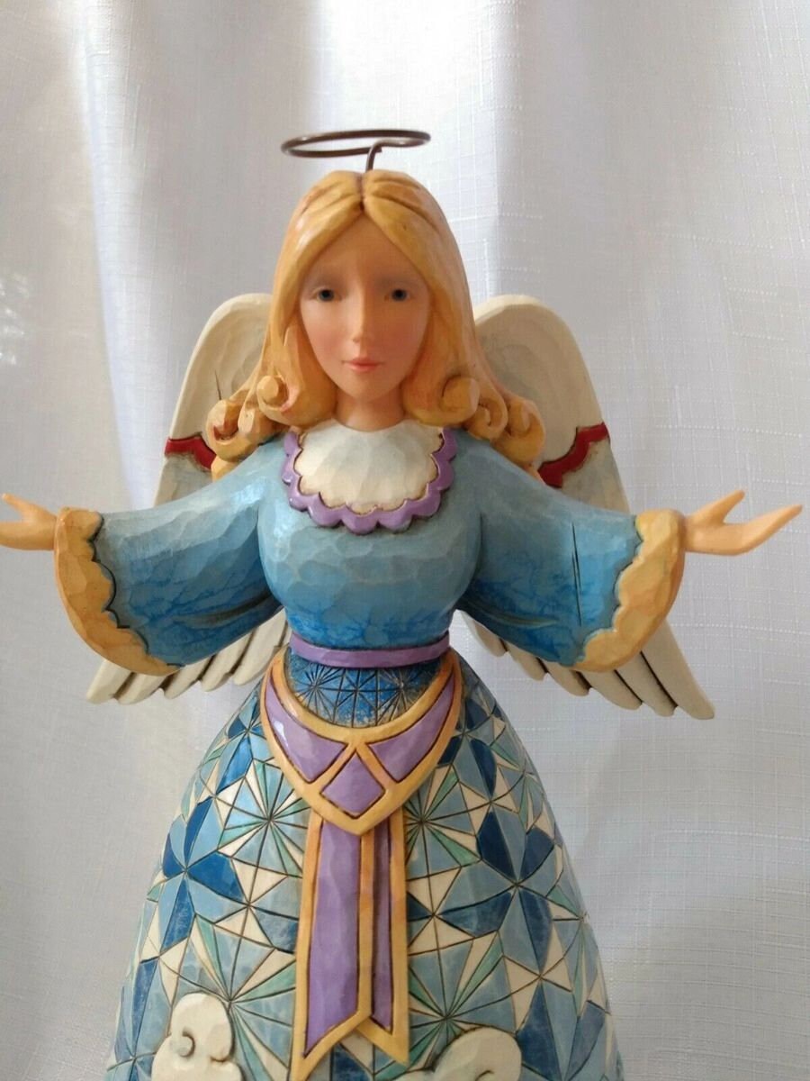 Jim Shore "winter Wonders" Angel 4016085 Yr. 2009 Christmas Winter 10 ...