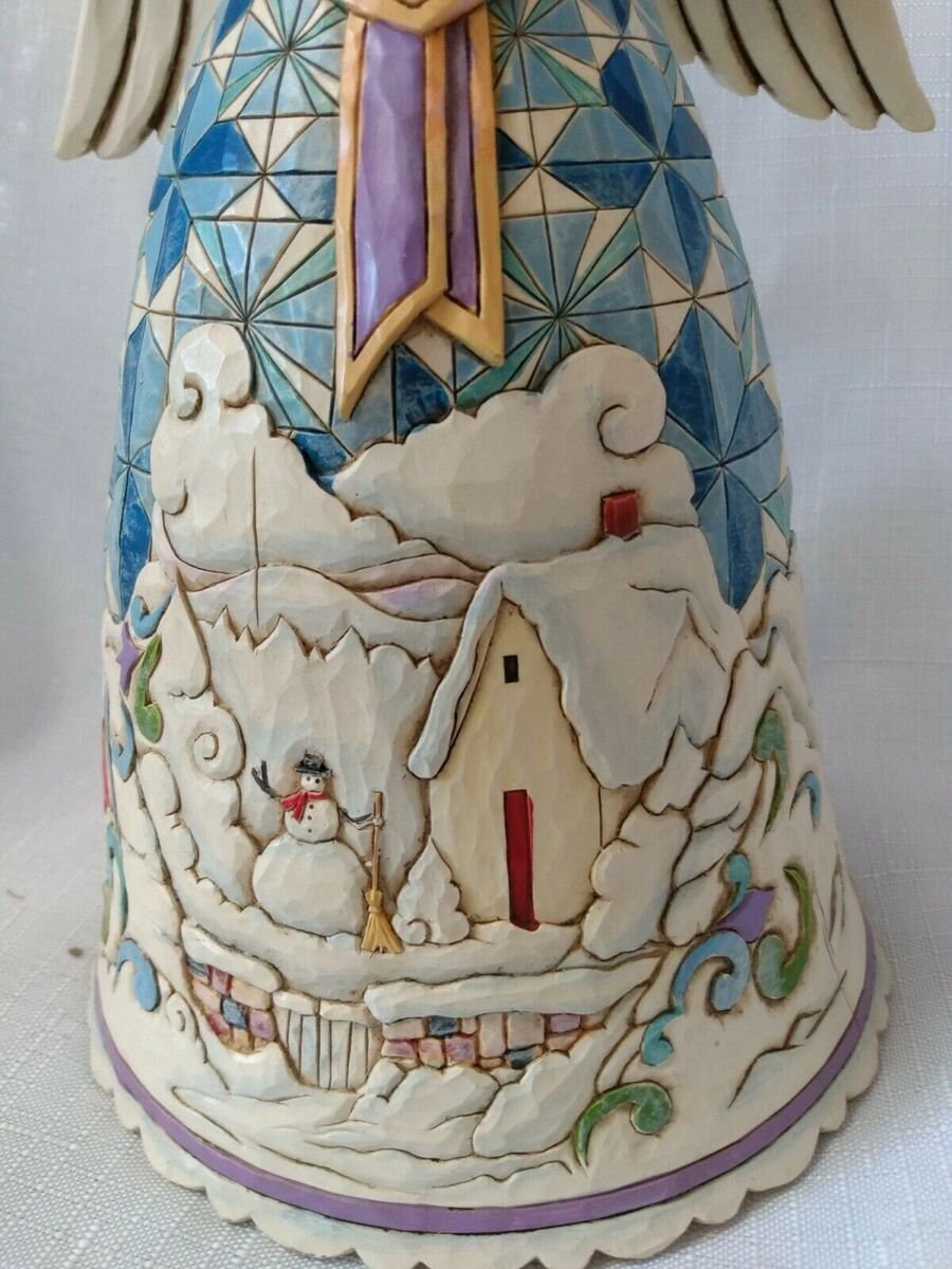 Jim Shore "winter Wonders" Angel 4016085 Yr. 2009 Christmas Winter 10 ...