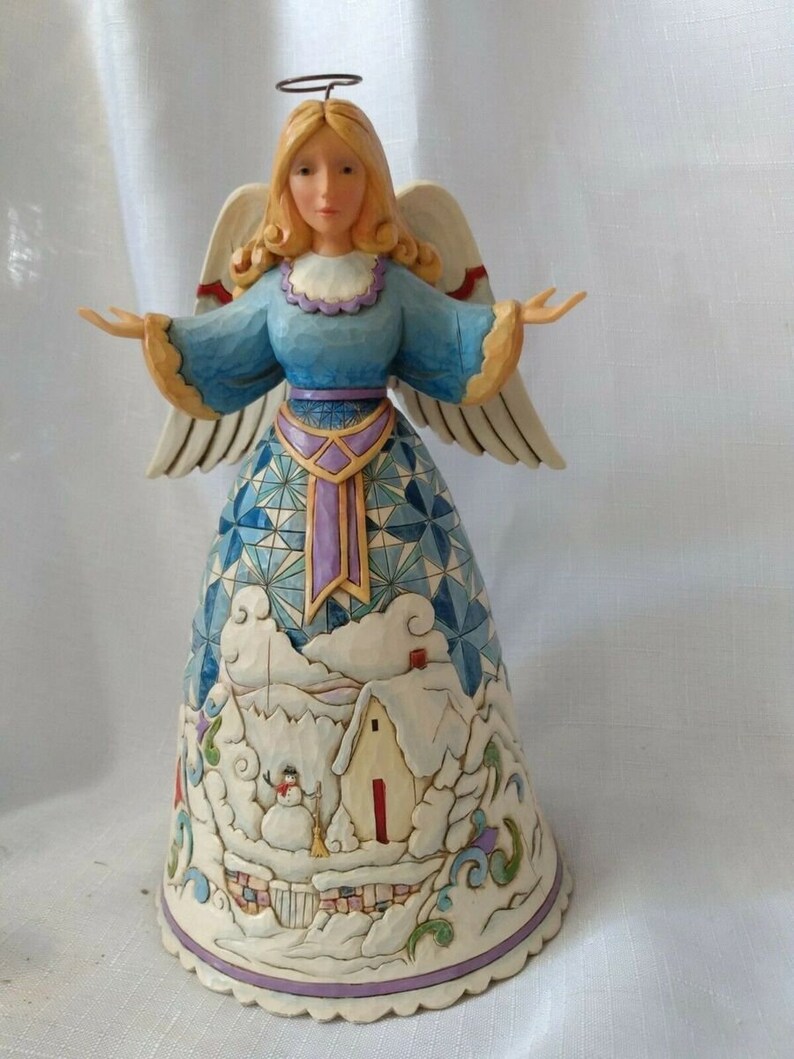 Jim Shore "winter Wonders" Angel 4016085 Yr. 2009 Christmas Winter 10 ...