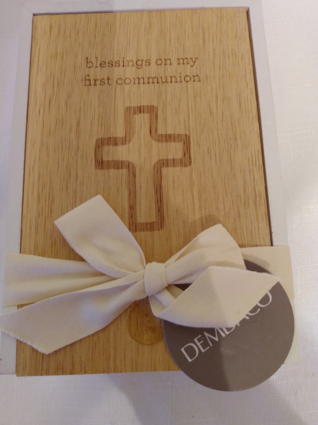 Demdaco First Communion Wooden Prayer Box With Prayer Cards - Etsy