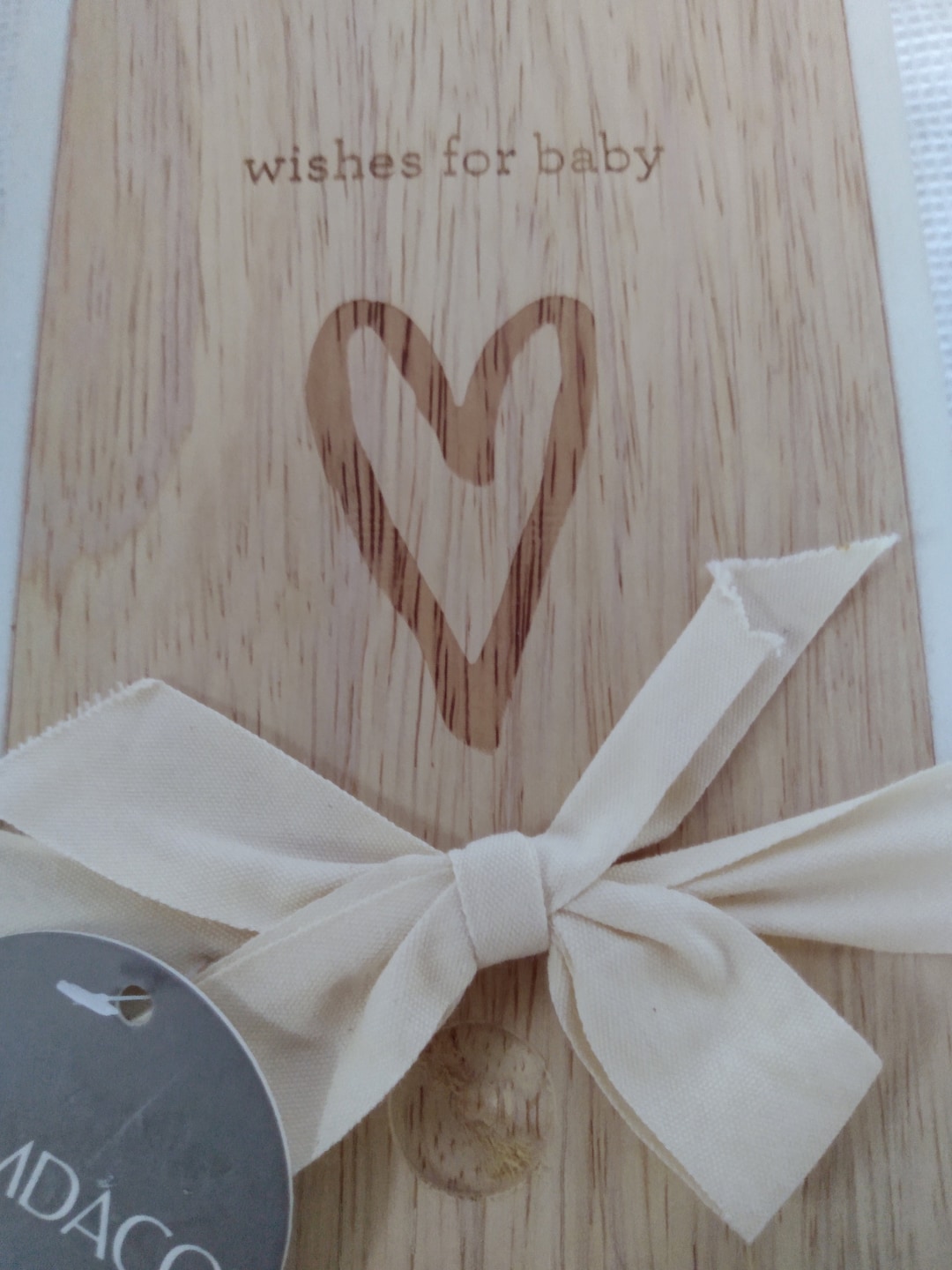 Demdaco New Baby Wooden Prayer Box With Prayer Cards for Shower ...