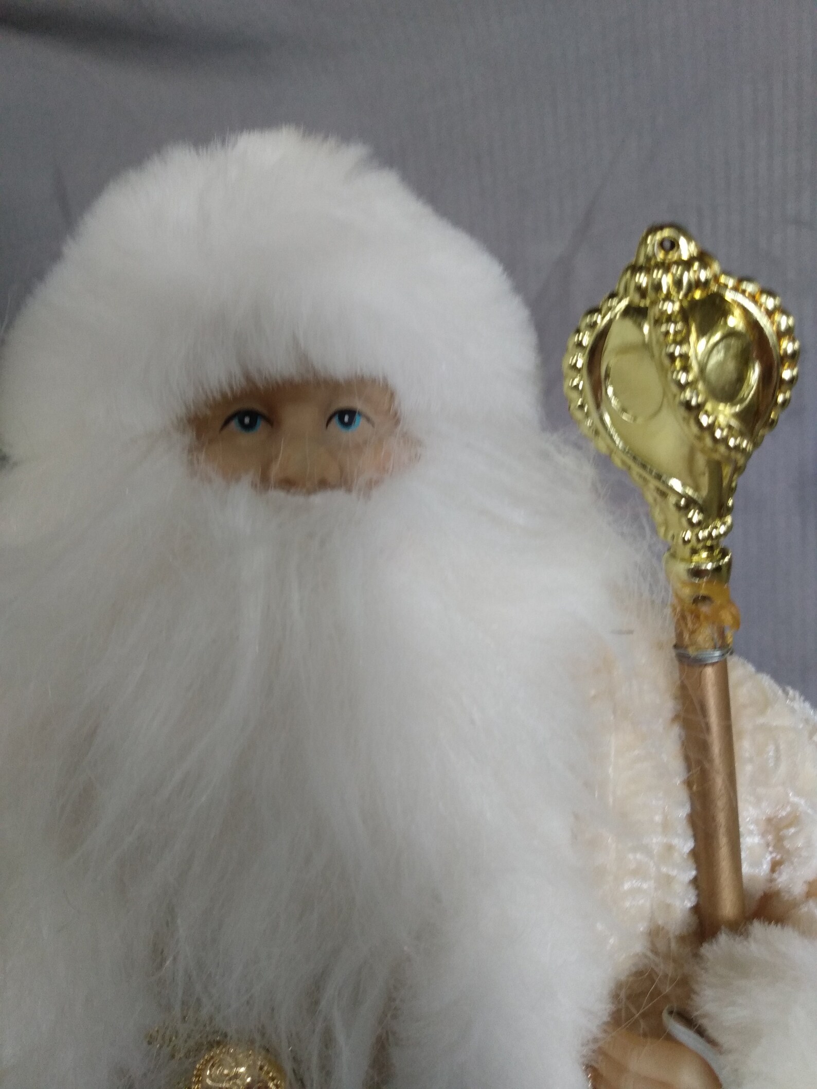 Old World Father Christmas Santa Claus Tree Topper 16 Tall Christmas ...