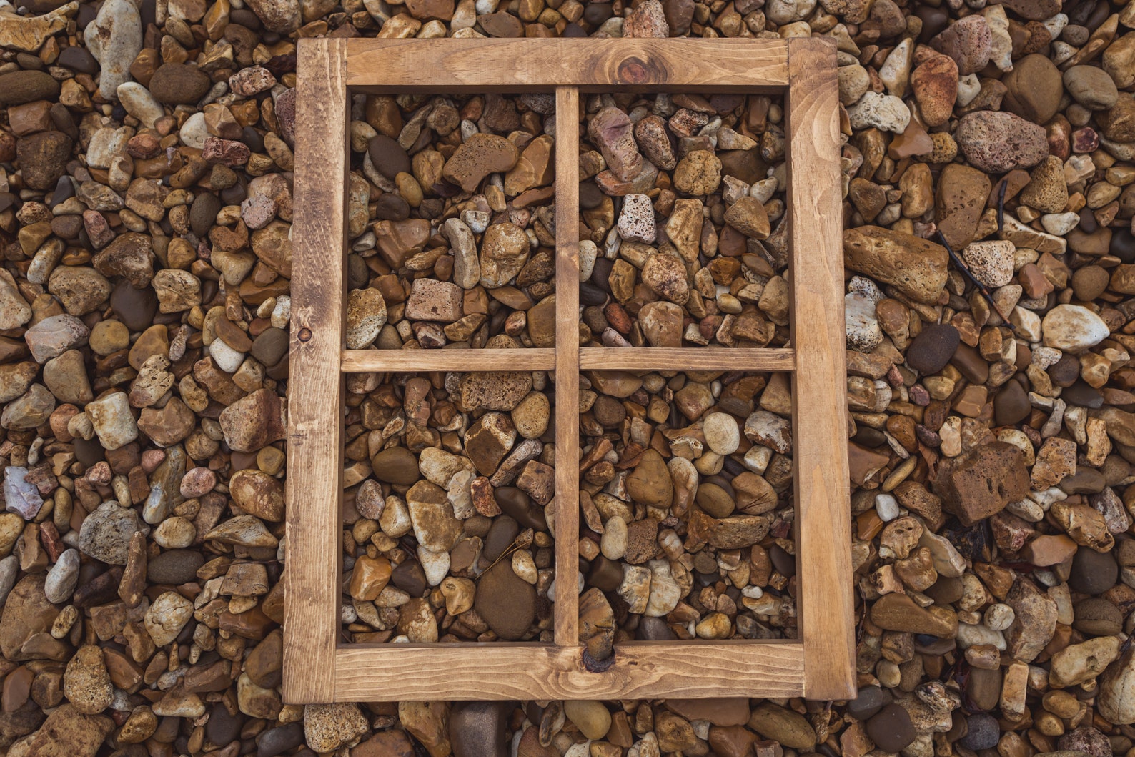 Rustic Brown Farmhouse Window Frame/ Custom/ Bedroom/ Living Room ...