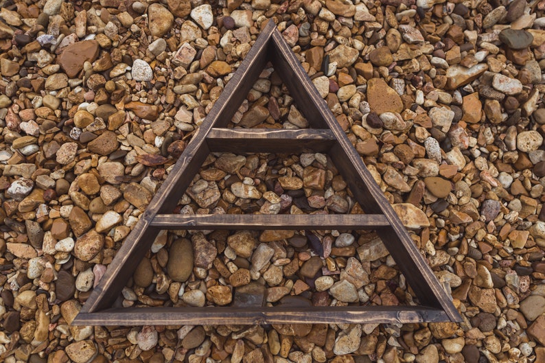 Rustic Triangle Shelf/ Essential Oils/ Custom/ Bedroom/ Living | Etsy