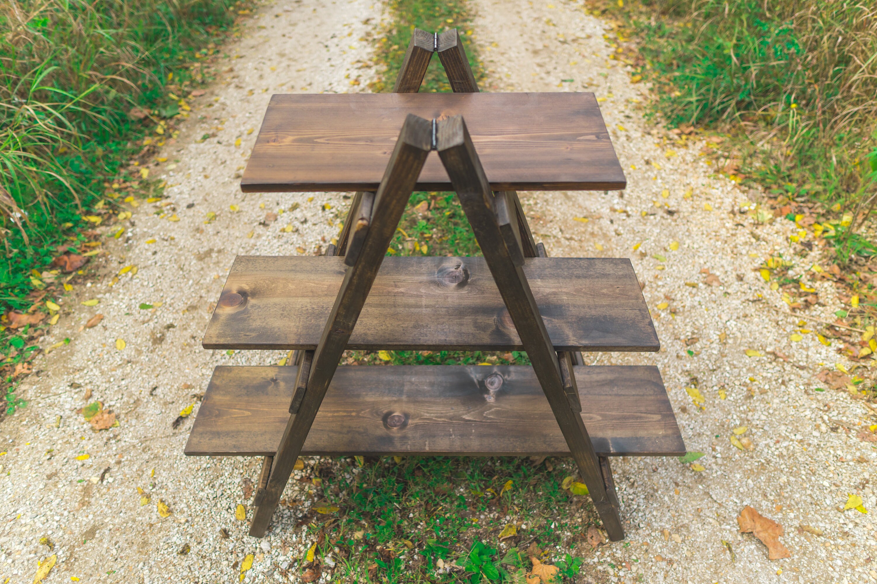 Rustic Cascade Ladder Shelf/ 3-tier Bookcase/ A-frame Ladder | Etsy